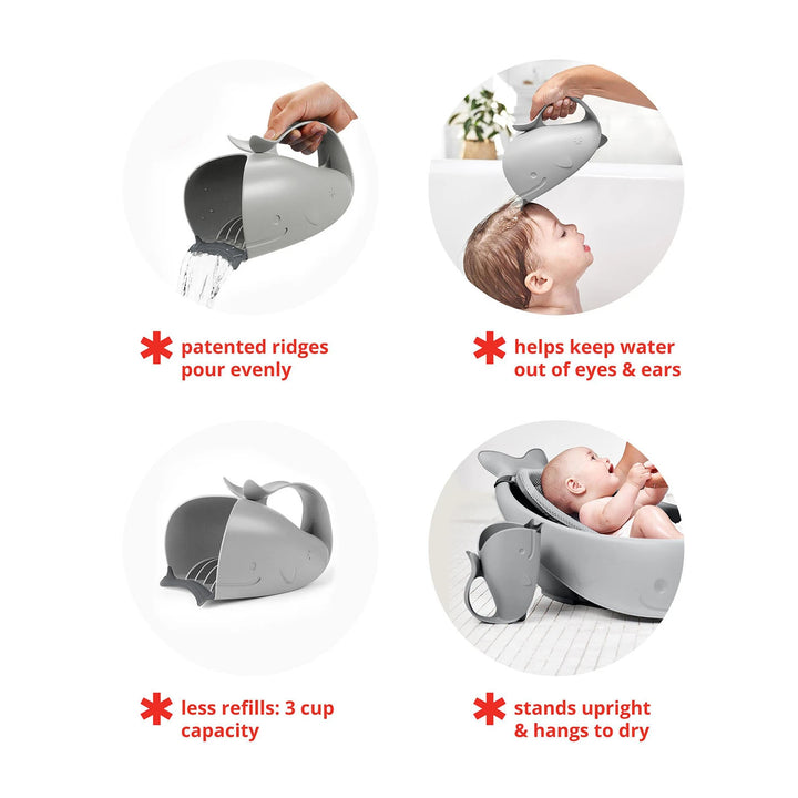Skip Hop Moby Bath Waterfall Rinser - Gentle Rinsing