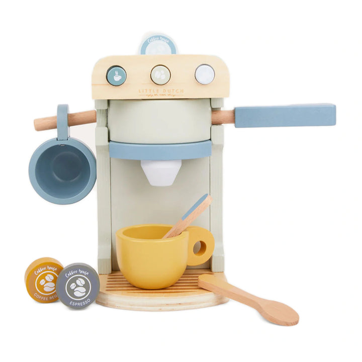 Little Dutch Wooden Coffee Machine | Barista Toy for Kids