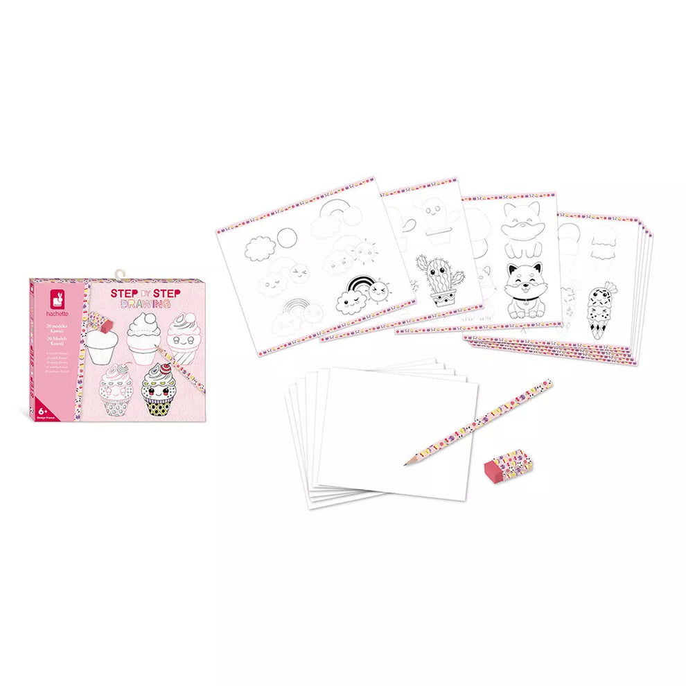 Step By Step Drawing Box - 20 Models Kawaii | Buy Now – Small Smart
