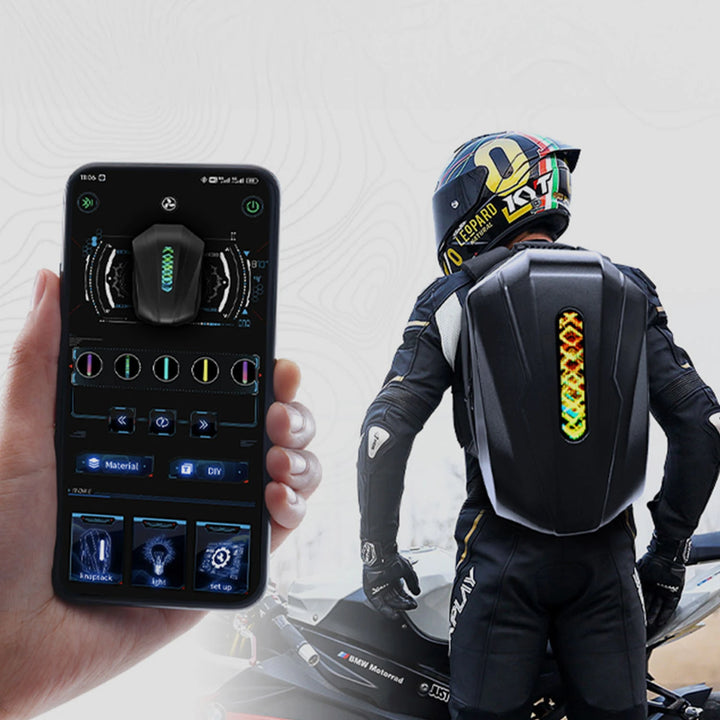 Small Smart Urban Bicycle Backpack with LED