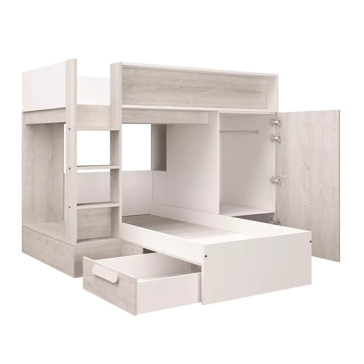 Trasman Cordera Reversible Bunk Bed - White & Oak