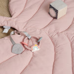 MiniDream Leaf Baby Play mat - Pink (Soft & Sensory) – Small Smart